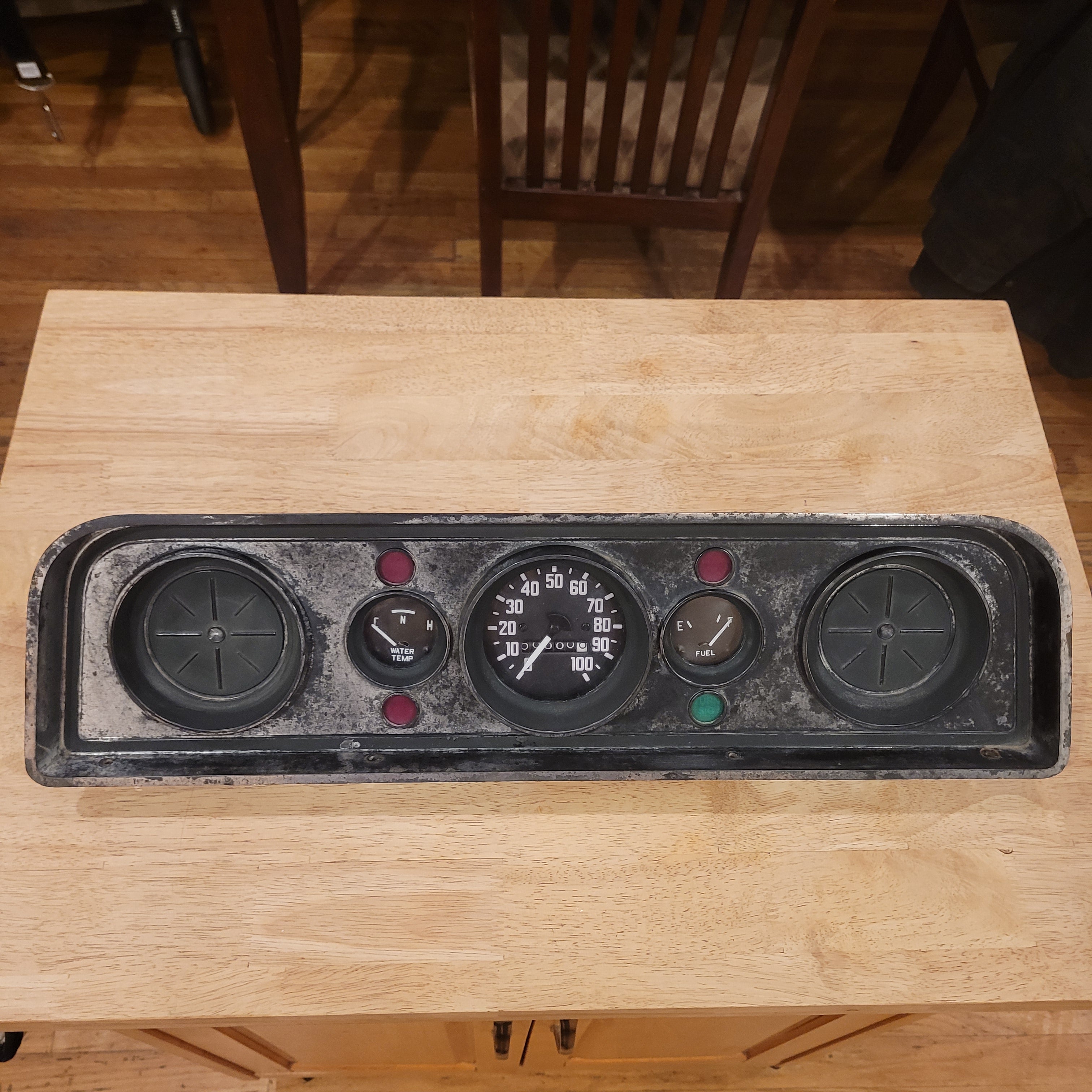1962-66 GMC light duty truck - Instrument cluster - Complete - Fully T ...